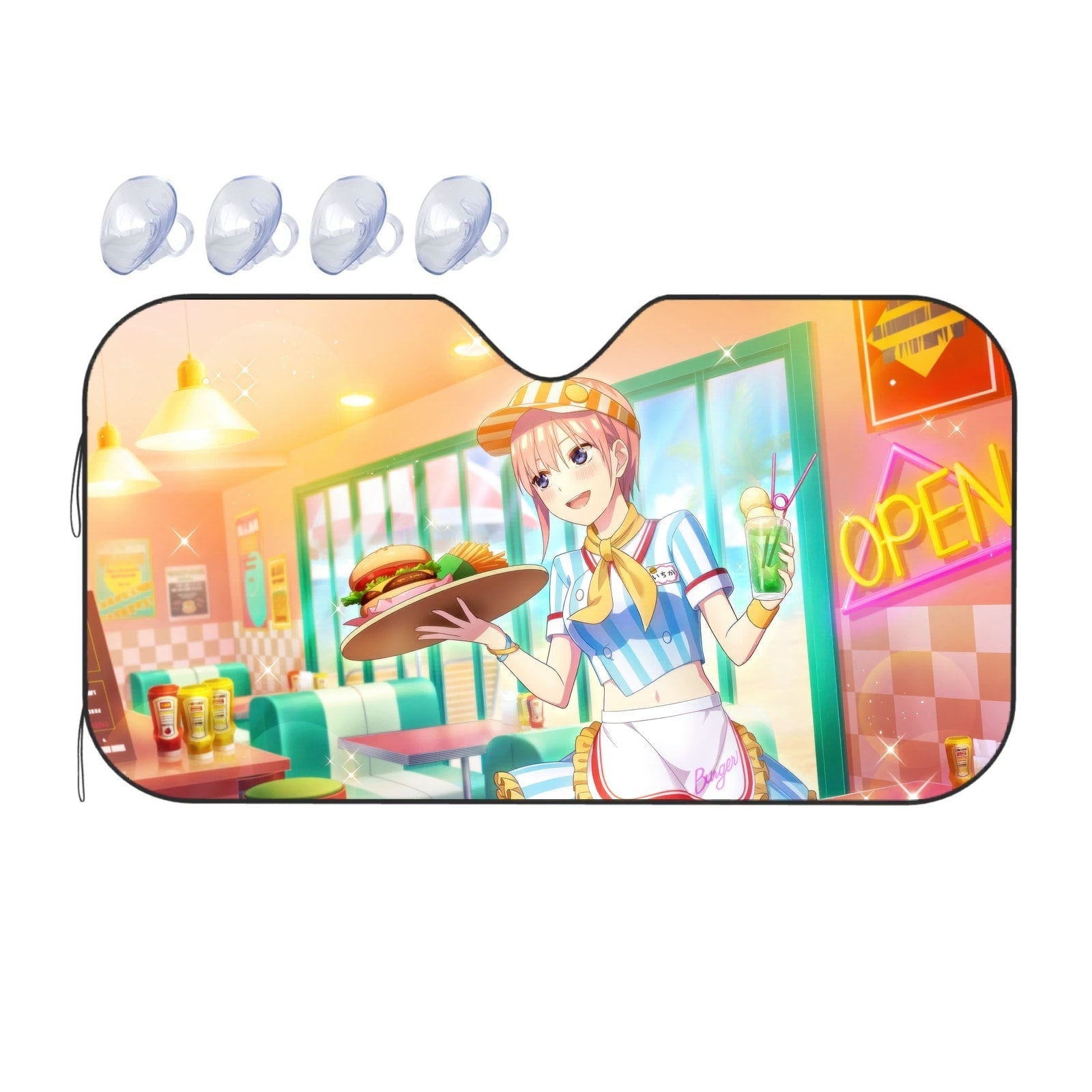Anime The Quintessential Quintuplets Car Sunshade