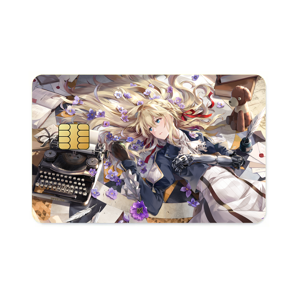 Anime Violet Evergarden Credit Card Skins (4-in-1 Pack)