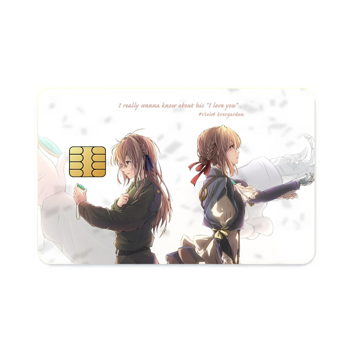 Anime Violet Evergarden Credit Card Skins (4-in-1 Pack)