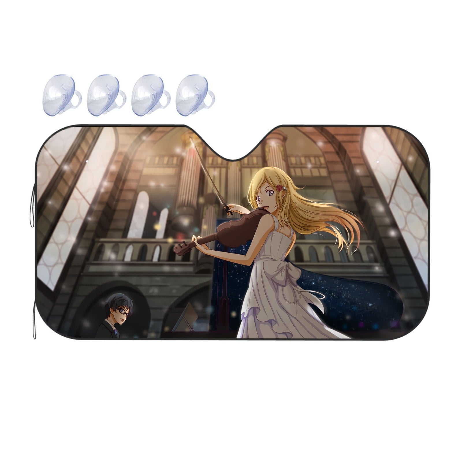 Anime Your Lie in April Car Sunshade