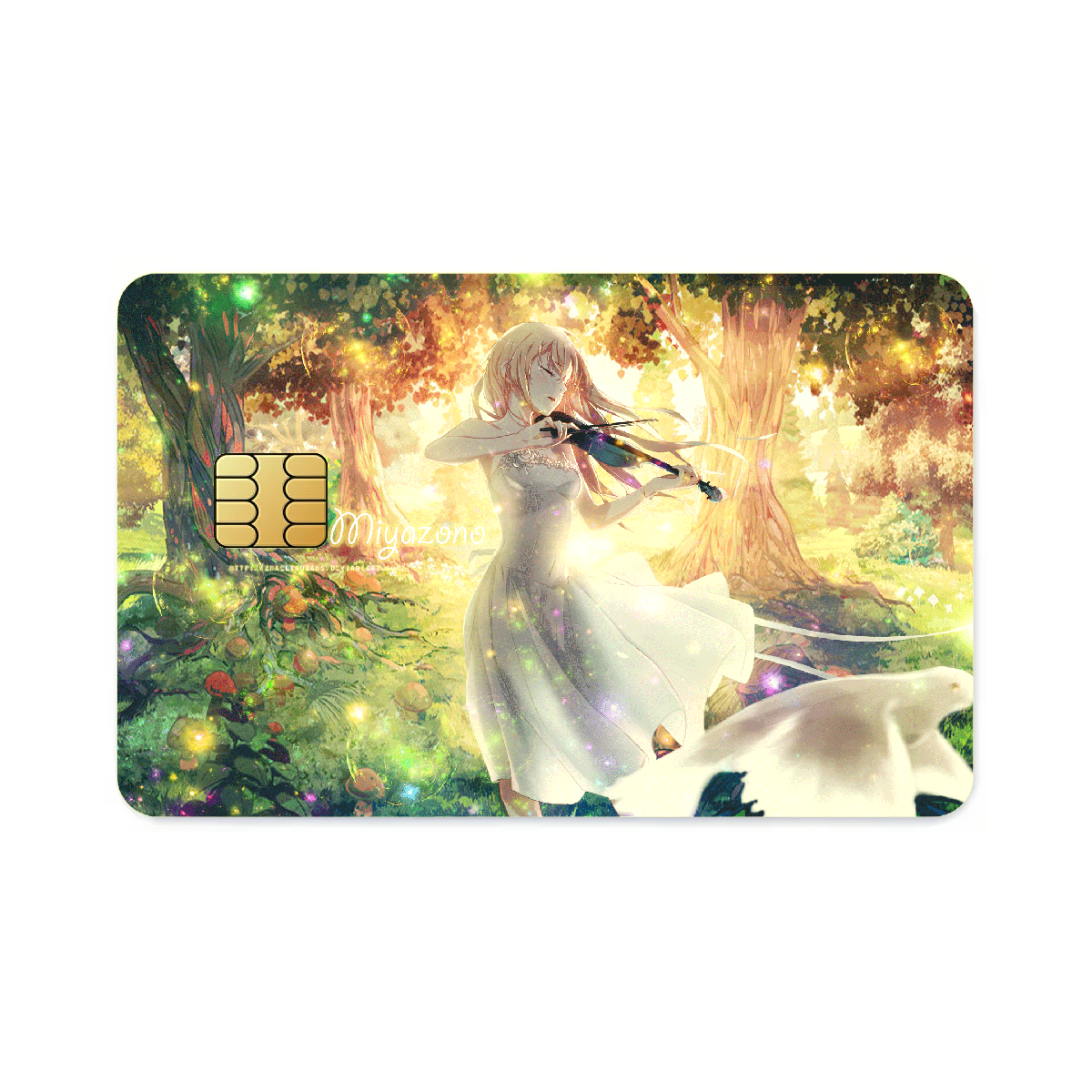 Anime Your Lie in April Credit Card Skins (4-in-1 Pack)