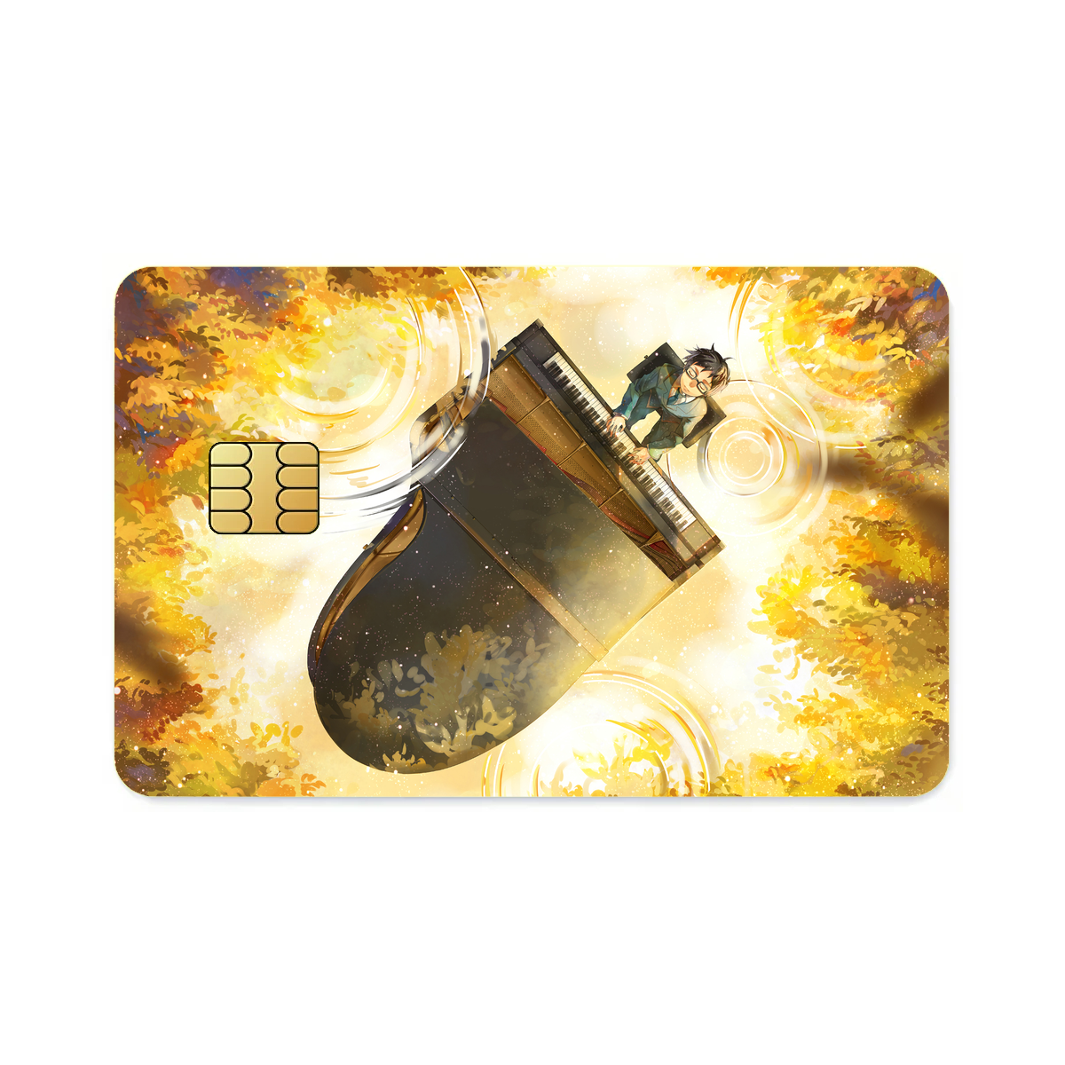 Anime Your Lie in April Credit Card Skins (4-in-1 Pack)
