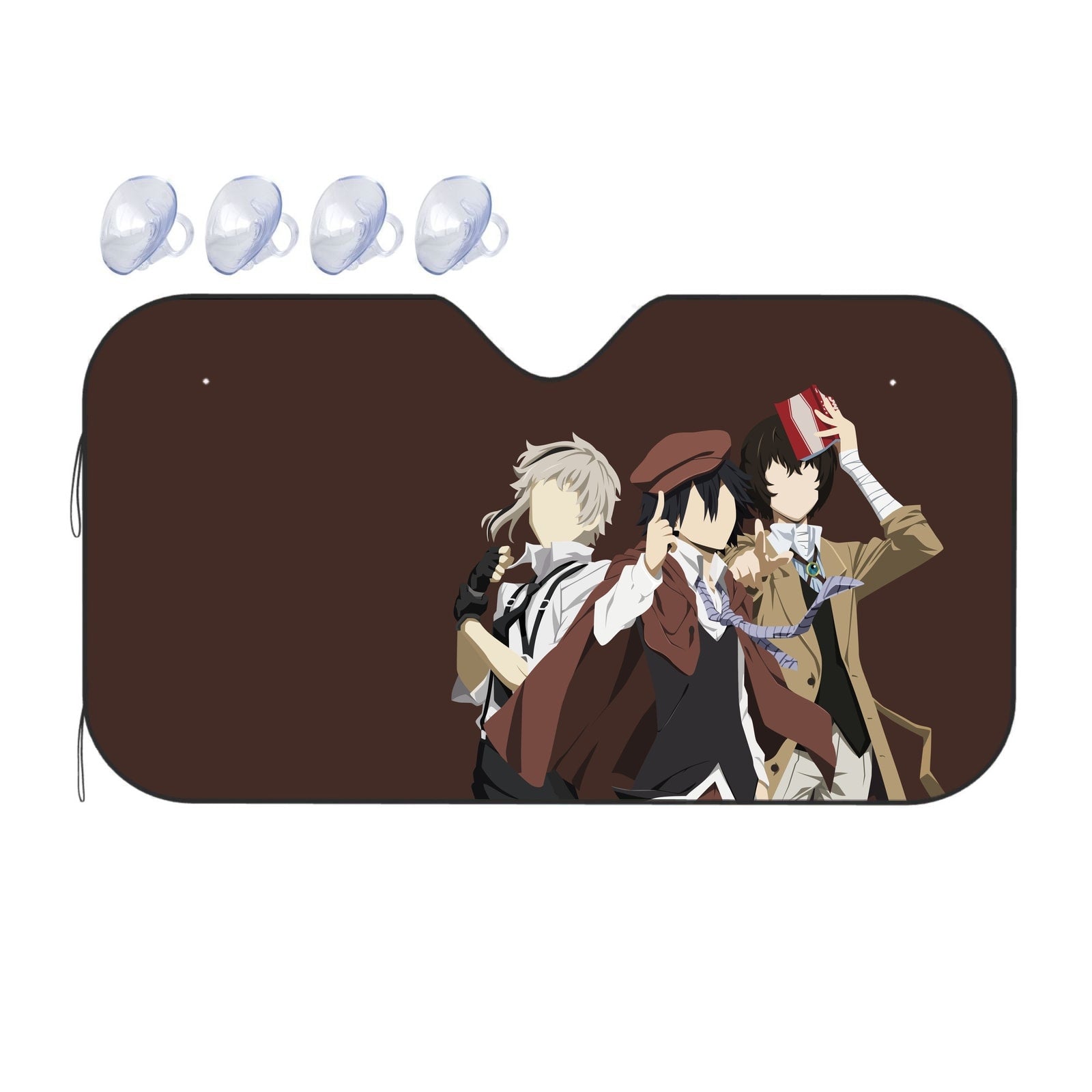 Atsushi - Ranpo - Dazai | Bungou Stray Dogs Car Sunshade
