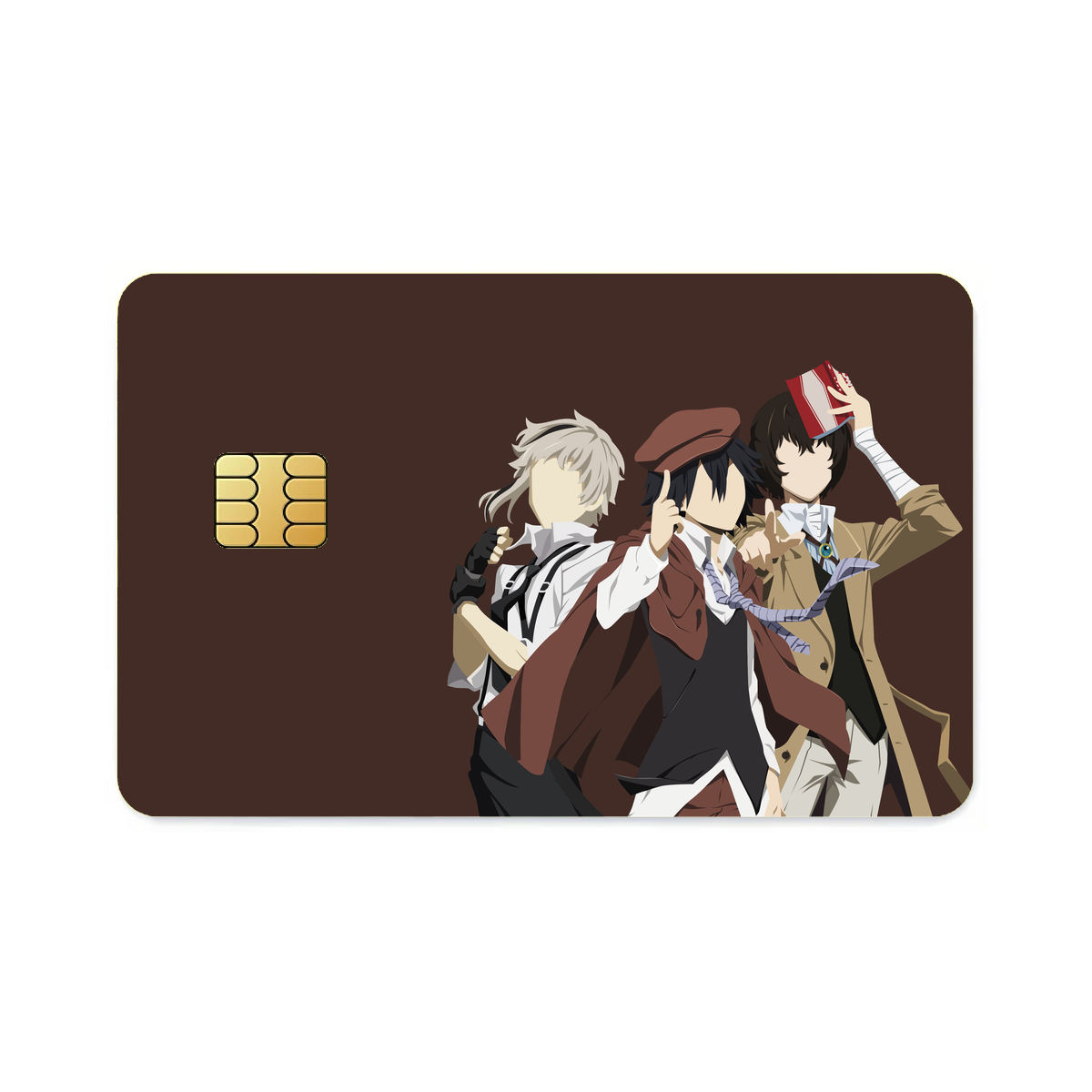 Atsushi - Ranpo - Dazai | Bungou Stray Dogs Credit Card Skins (4-in-1