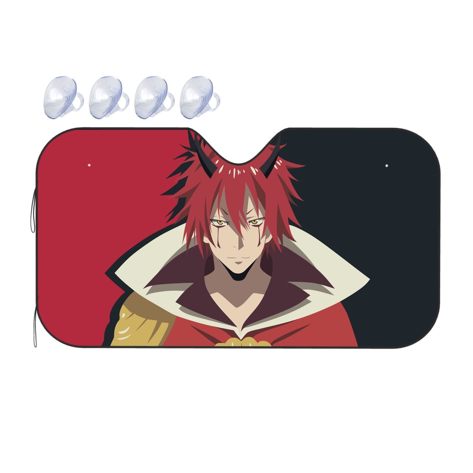 Benimaru - Tensei shitara Slime Datta Ken Minimalist Car Sunshade
