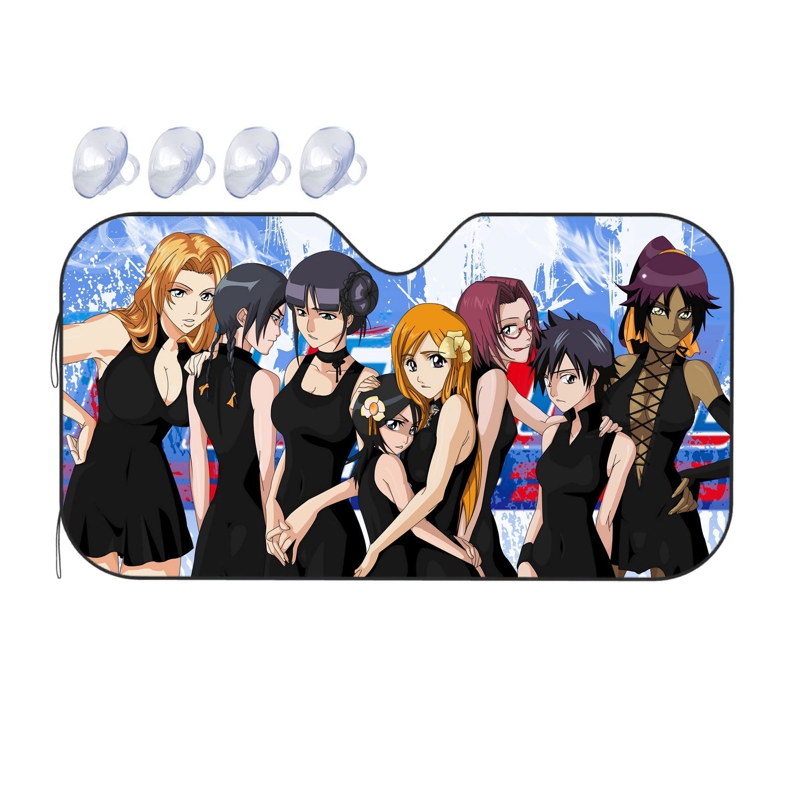 Bleach Rukia Kuchiki, Orihime Inoue Car Sunshade