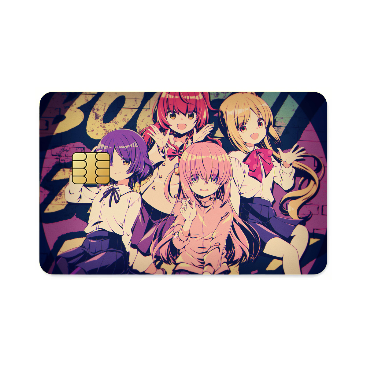 Bocchi the Rock Credit Card Skins (4-in-1 Pack)