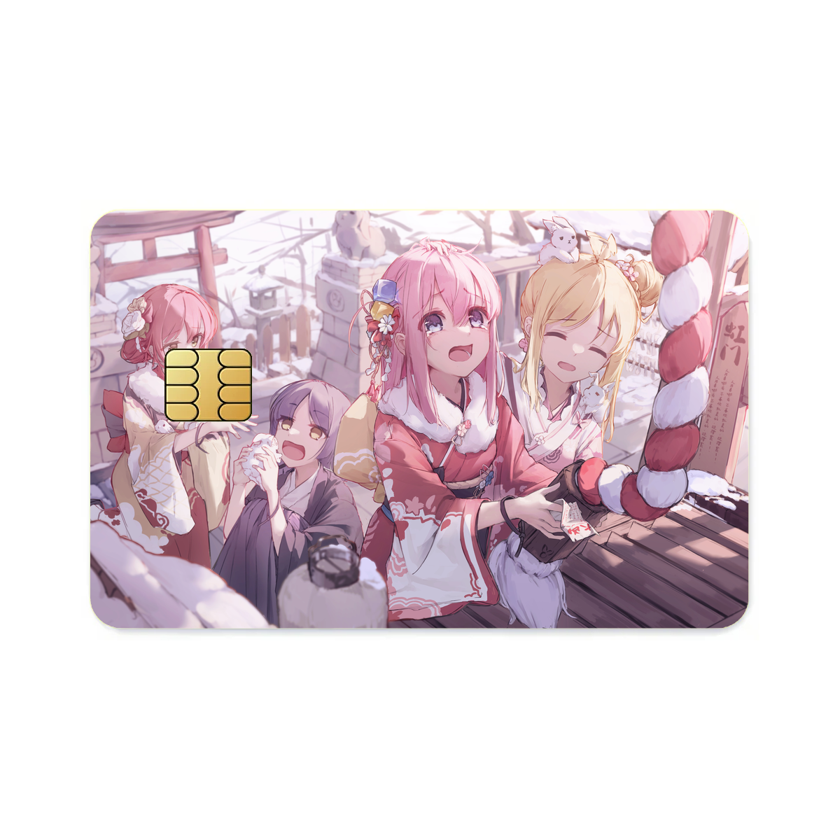 Bocchi the Rock Credit Card Skins (4-in-1 Pack)