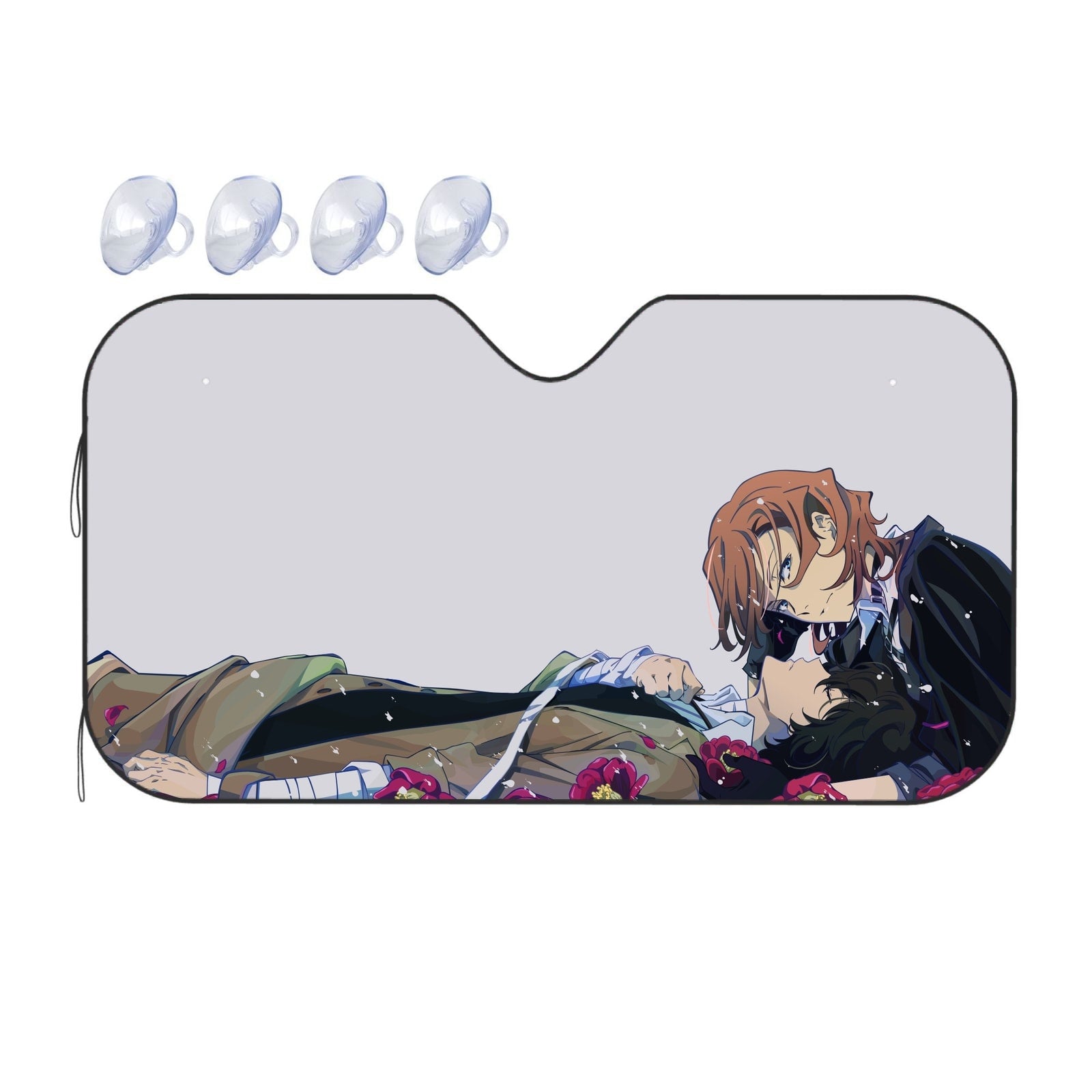 Bungou Stray Dogs Osamu Dazai, Chuuya Nakahara Car Sunshade