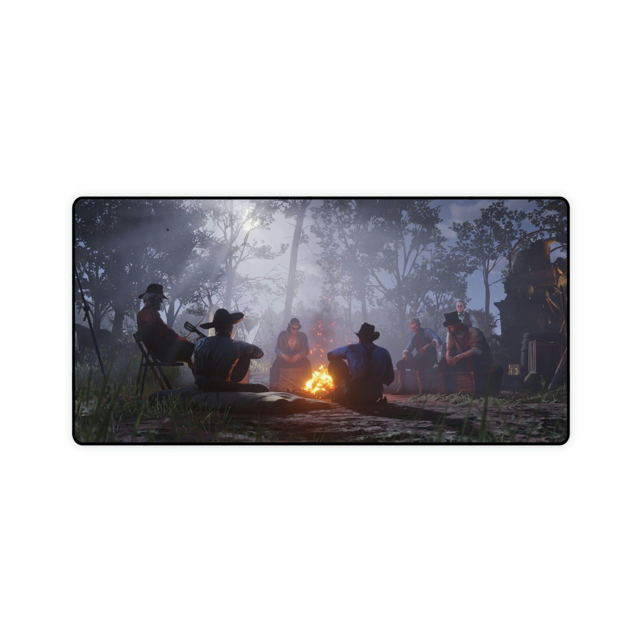 Red Dead Redemption 2 Hosea Matthews Sean MacGuire Uncle Mouse Pad (De