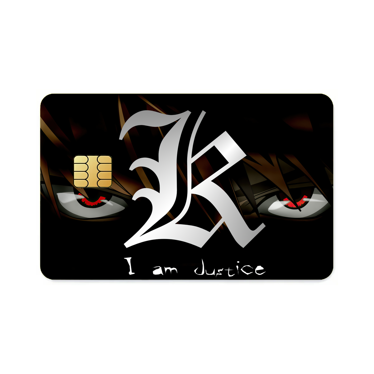Death Note Light Yagami Credit Card Skins (4-in-1 Pack)