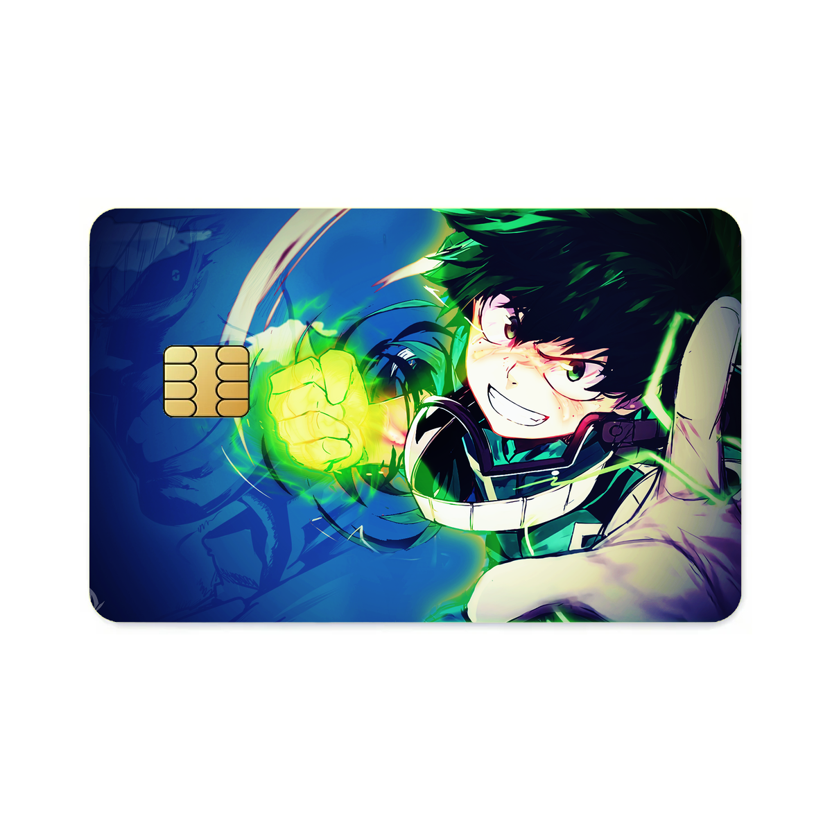 Deku the Future Symbol of Peace Credit Card Skins (4-in-1 Pack)