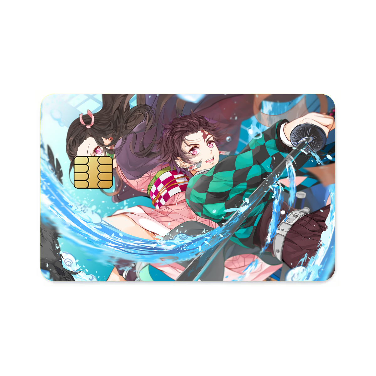 Demon Slayer: Kimetsu no Yaiba Nezuko Kamado Credit Card Skins (4-in-1