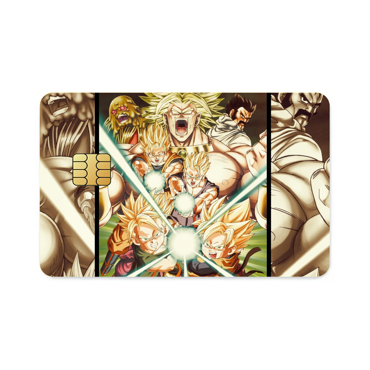 Dragon Ball Z poster Credit Card Skins (4-in-1 Pack)