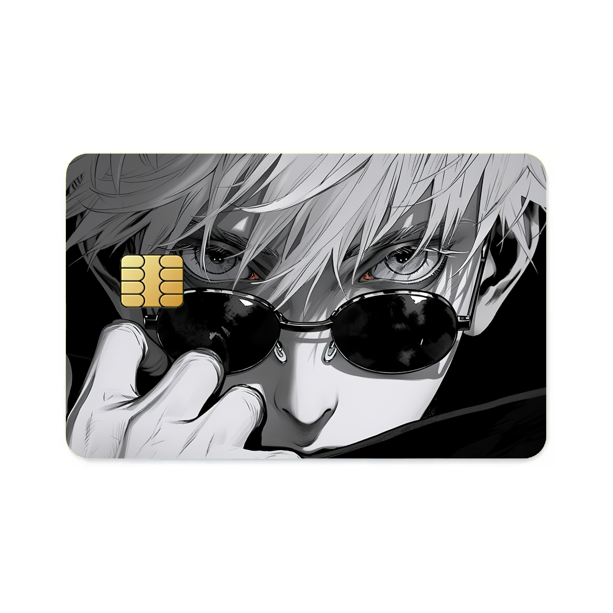 Epic Gojo Satoru Manga Credit Card Skins (4-in-1 Pack)