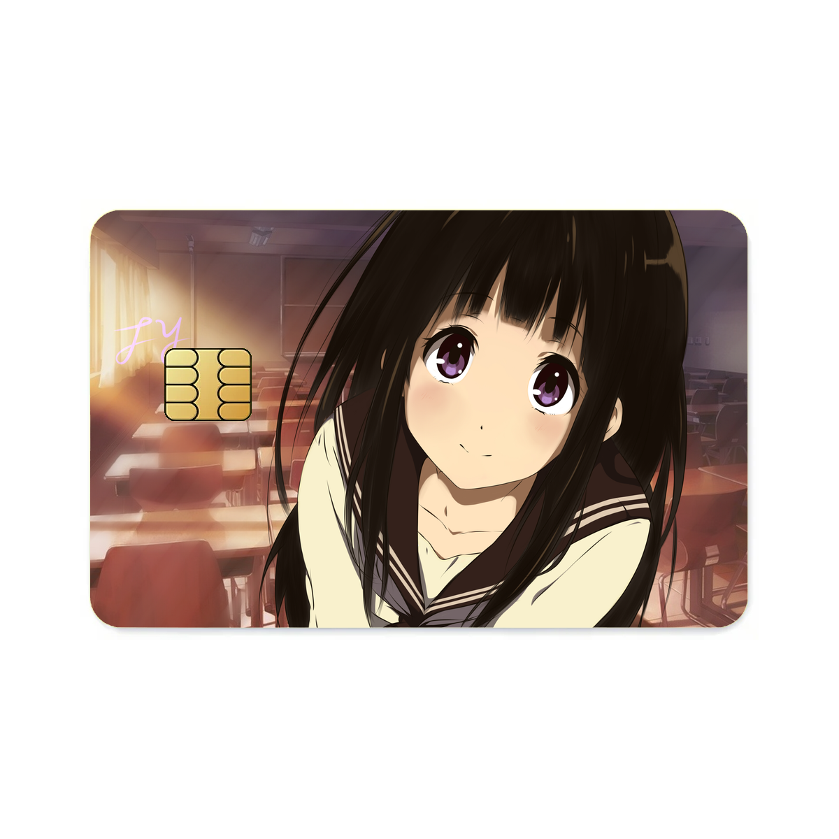 Eru Chitanda Face Credit Card Skins (4-in-1 Pack)
