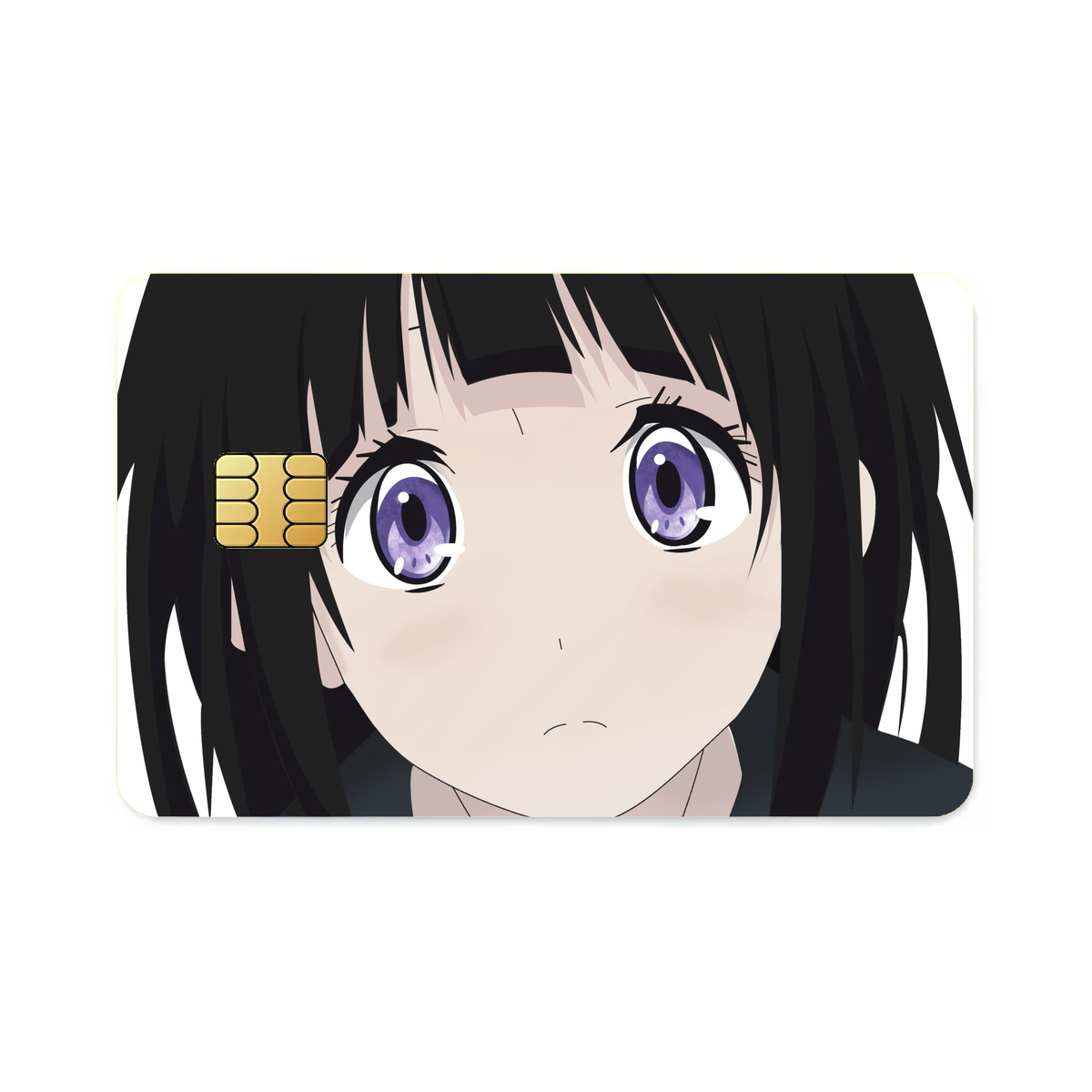 Eru Chitanda Face Credit Card Skins (4-in-1 Pack)