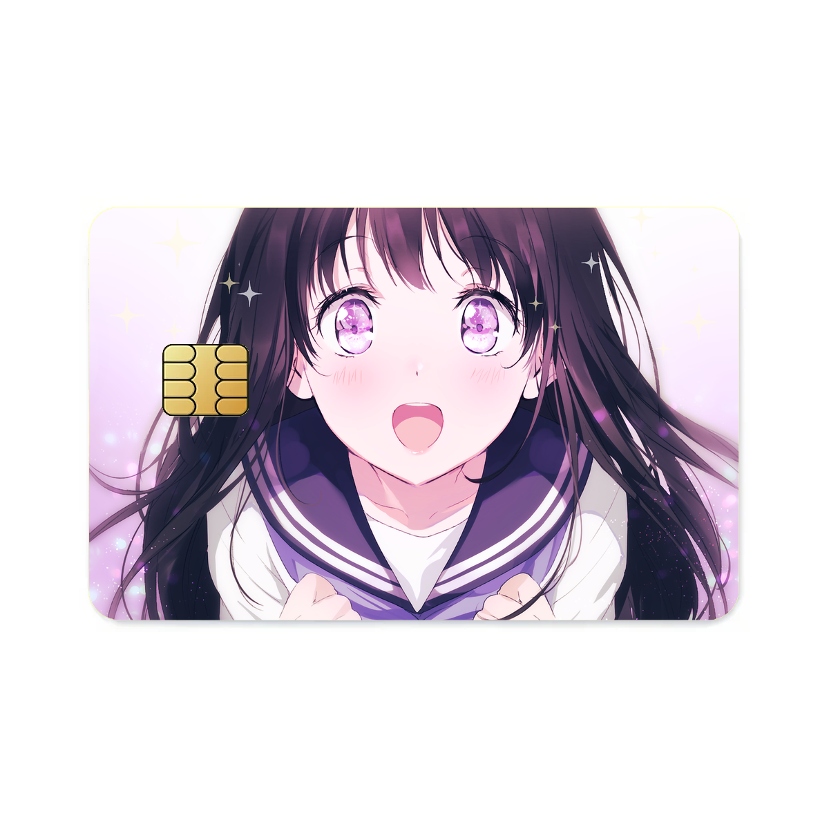 Eru Chitanda Glowing eyes Credit Card Skins (4-in-1 Pack)