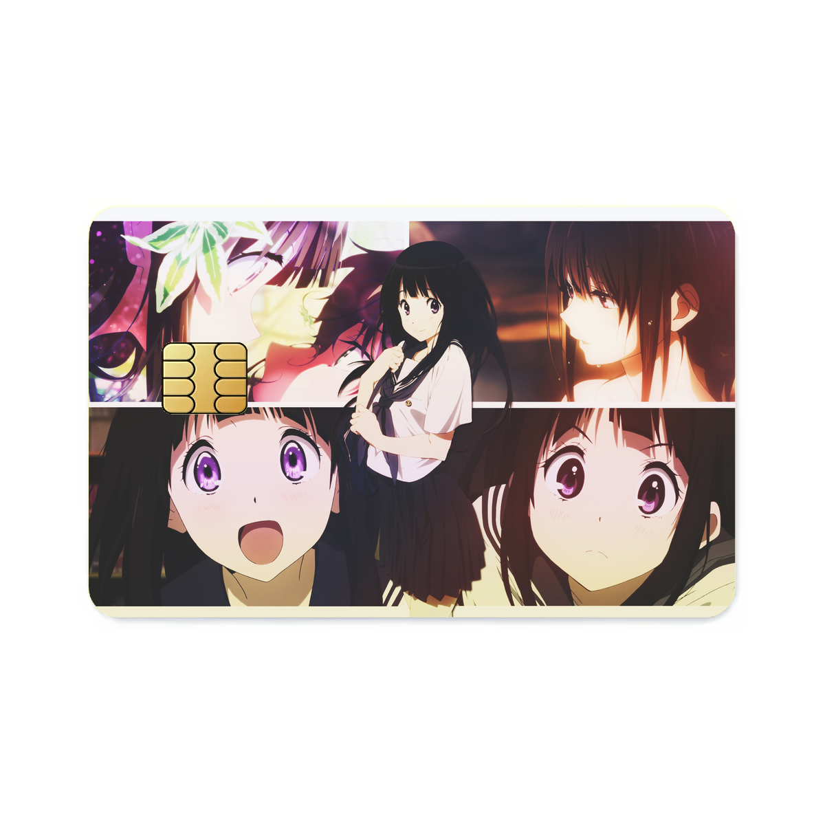 Eru Chitanda Pictures Credit Card Skins (4-in-1 Pack)