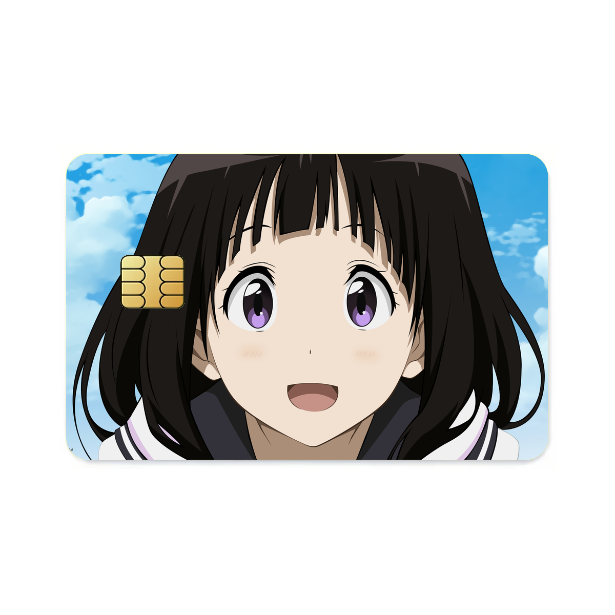 Eru Chitanda Smiling face Credit Card Skins (4-in-1 Pack)