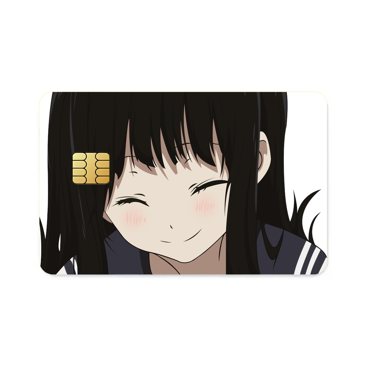 Eru Chitanda Smiling face Credit Card Skins (4-in-1 Pack)