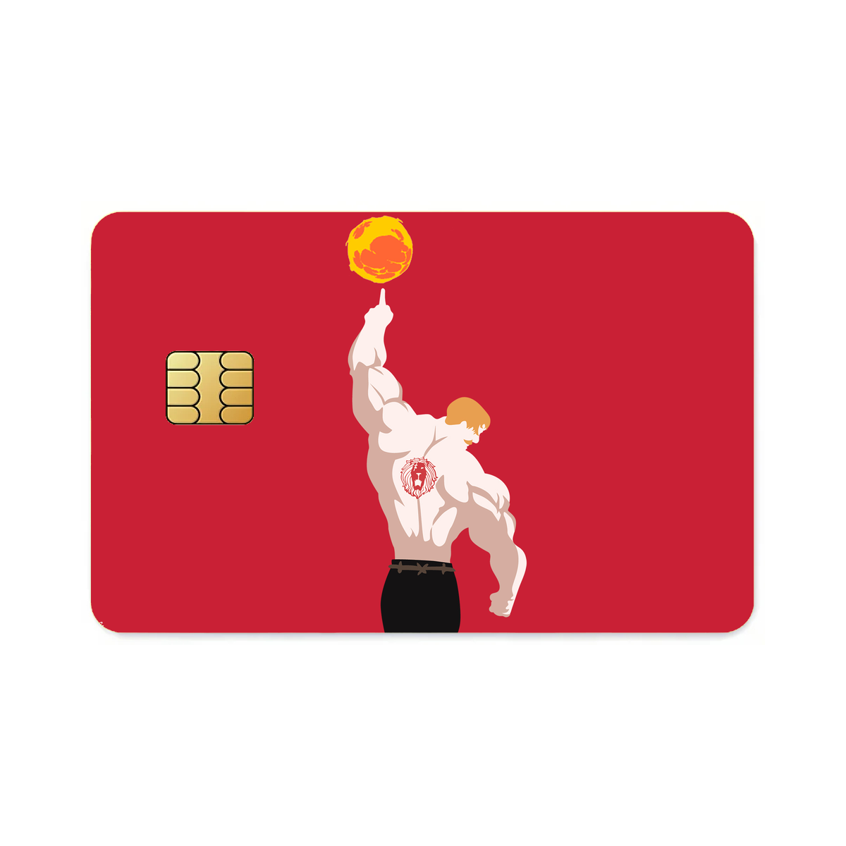 Escanor Credit Card Skins (4-in-1 Pack)