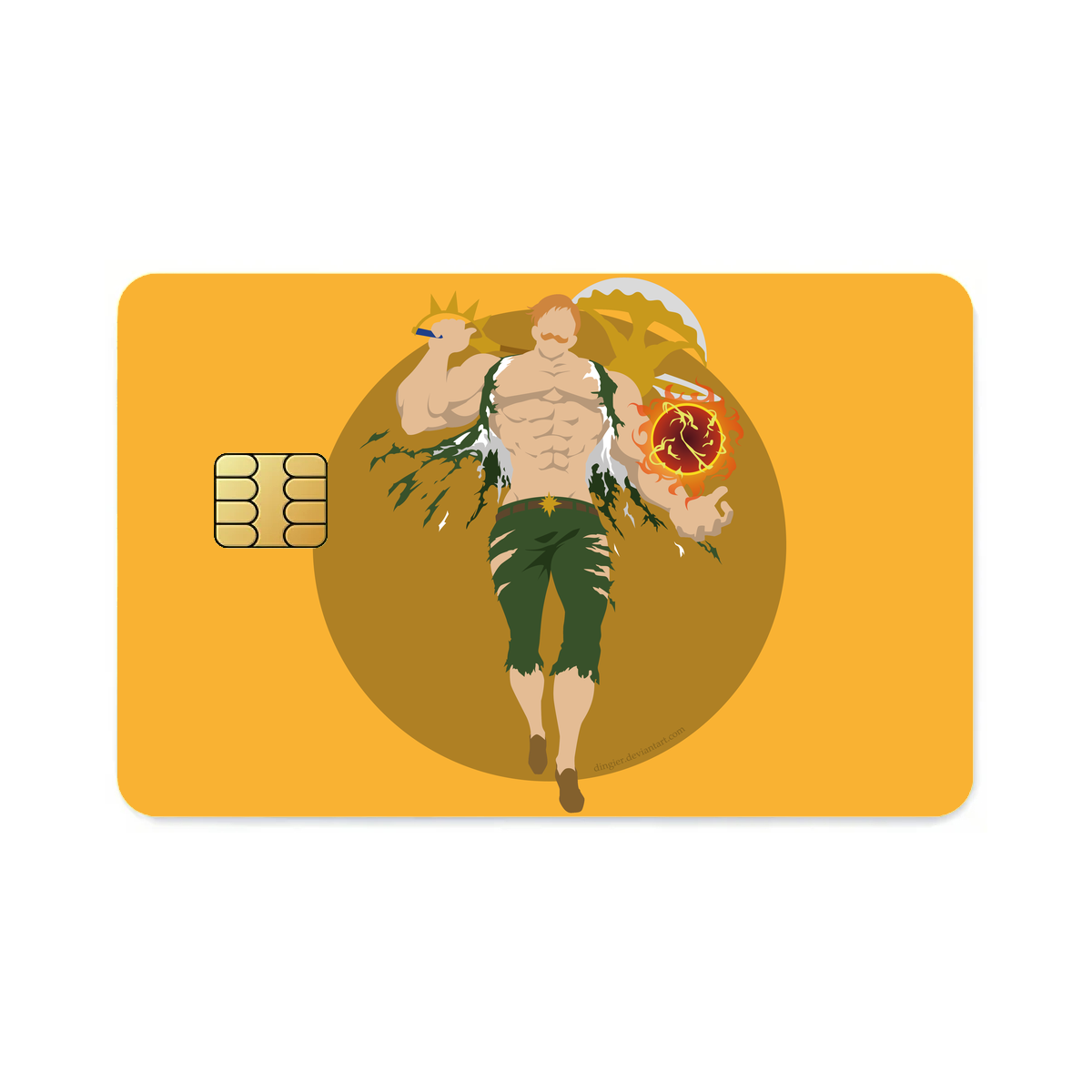 Escanor Credit Card Skins (4-in-1 Pack)