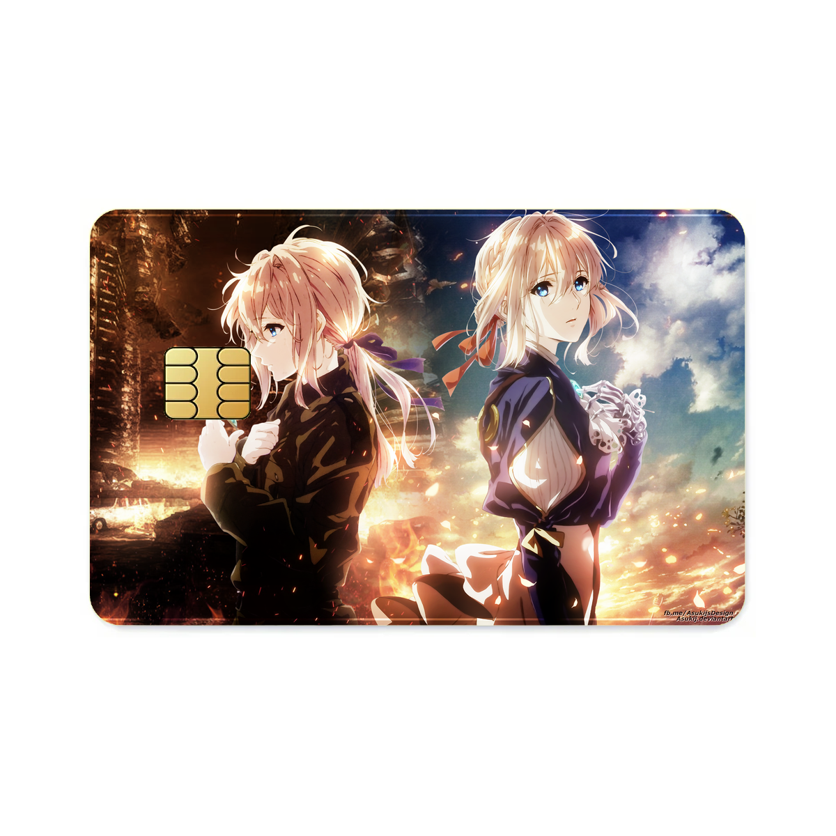 Evergarden Violet Credit Card Skins (4-in-1 Pack)