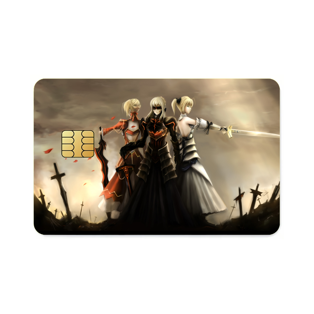Fate/Stay Night Credit Card Skins (4-in-1 Pack)