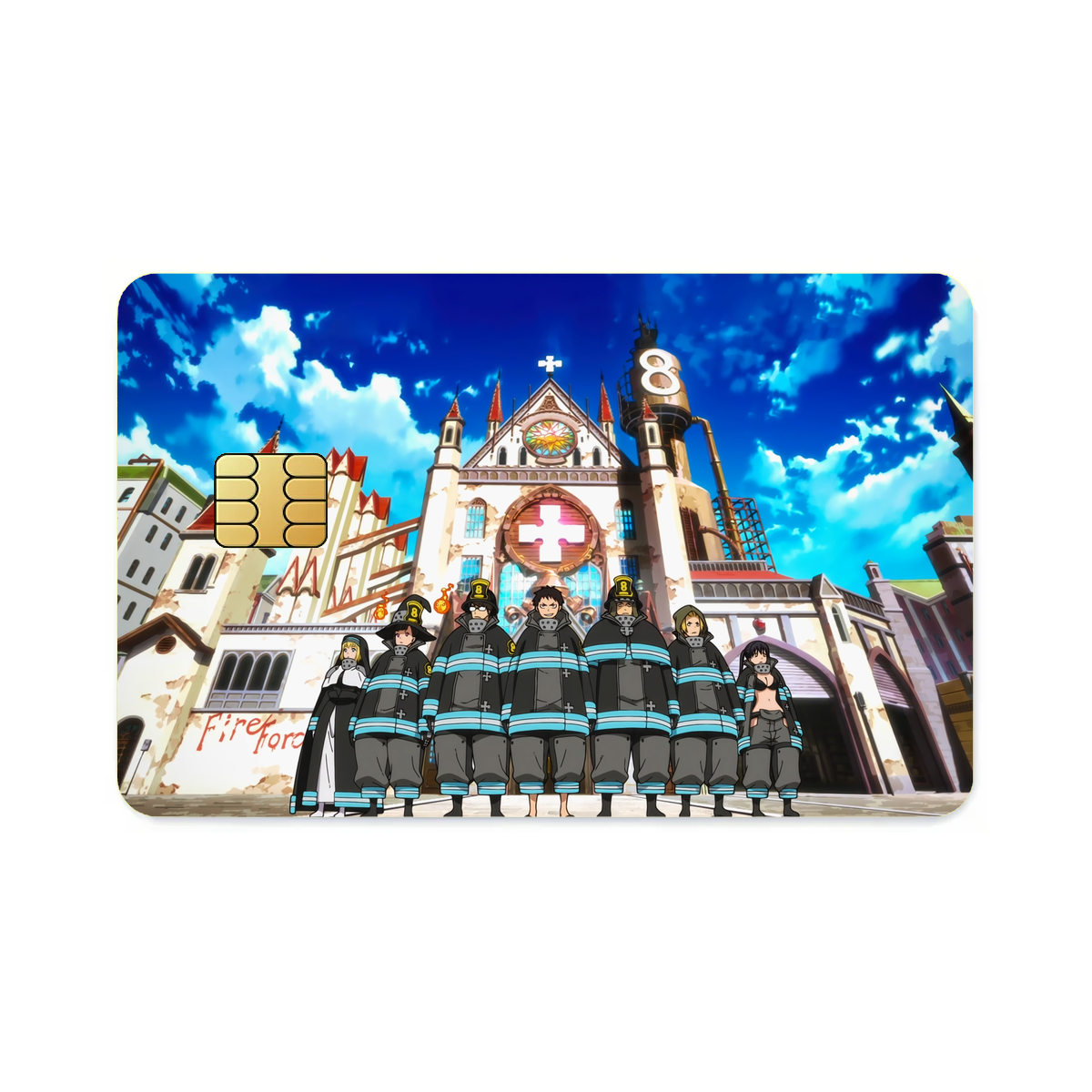 Fire Force Credit Card Skins (4-in-1 Pack)