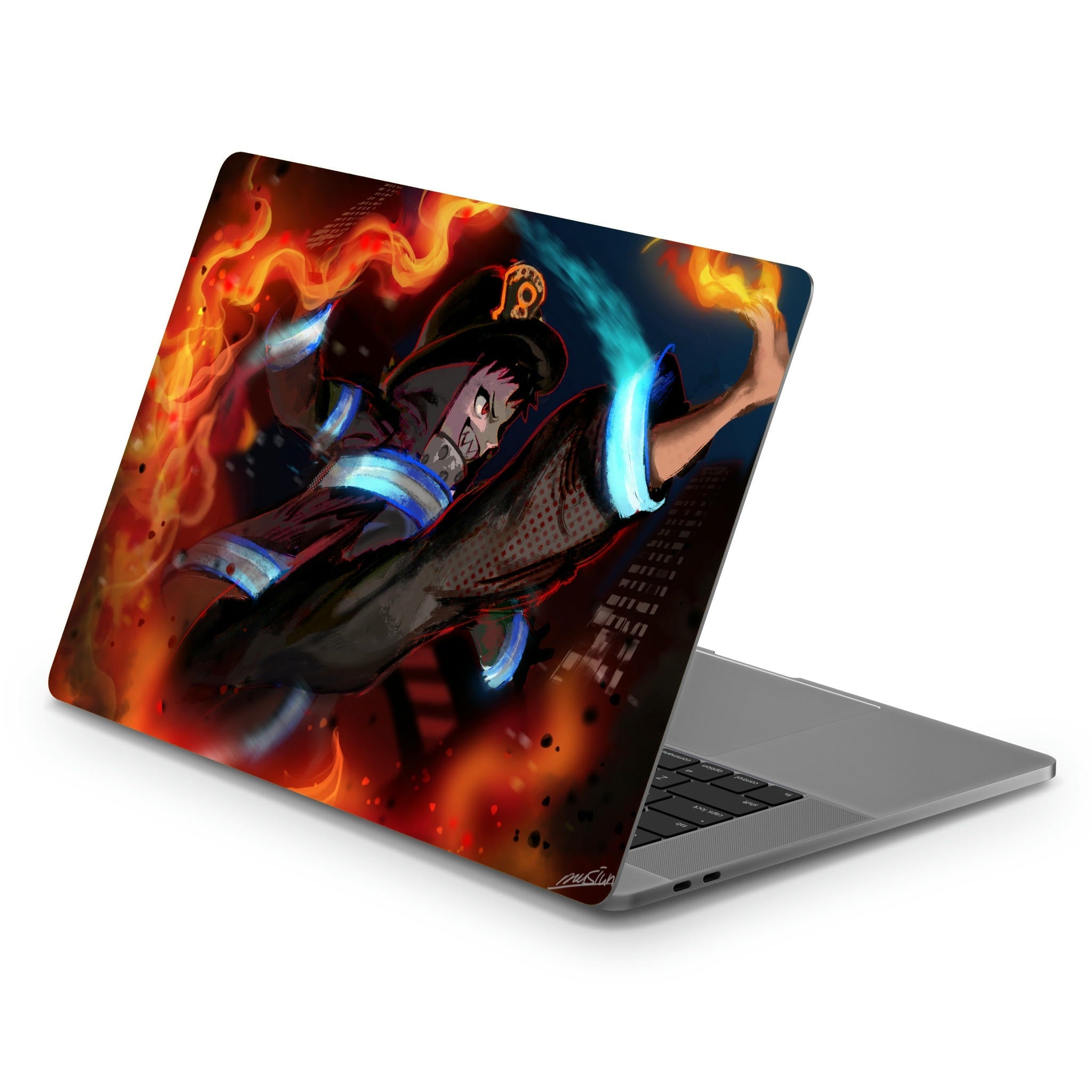 Fire Force Shinra Kusakabe Macbook Skin