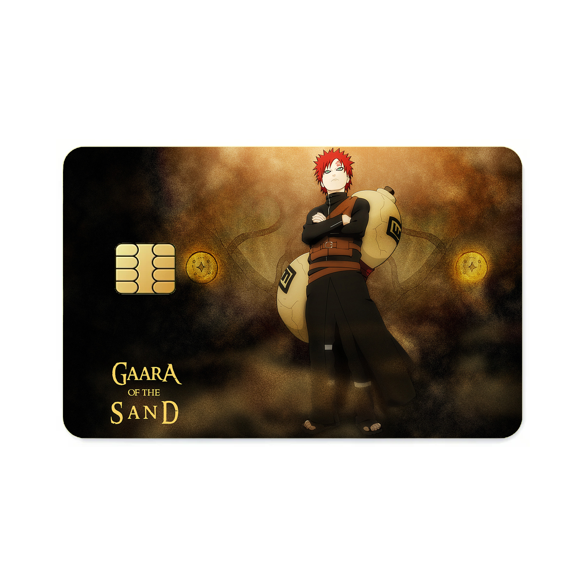 Gaara: Sand Spirit Credit Card Skins (4-in-1 Pack)