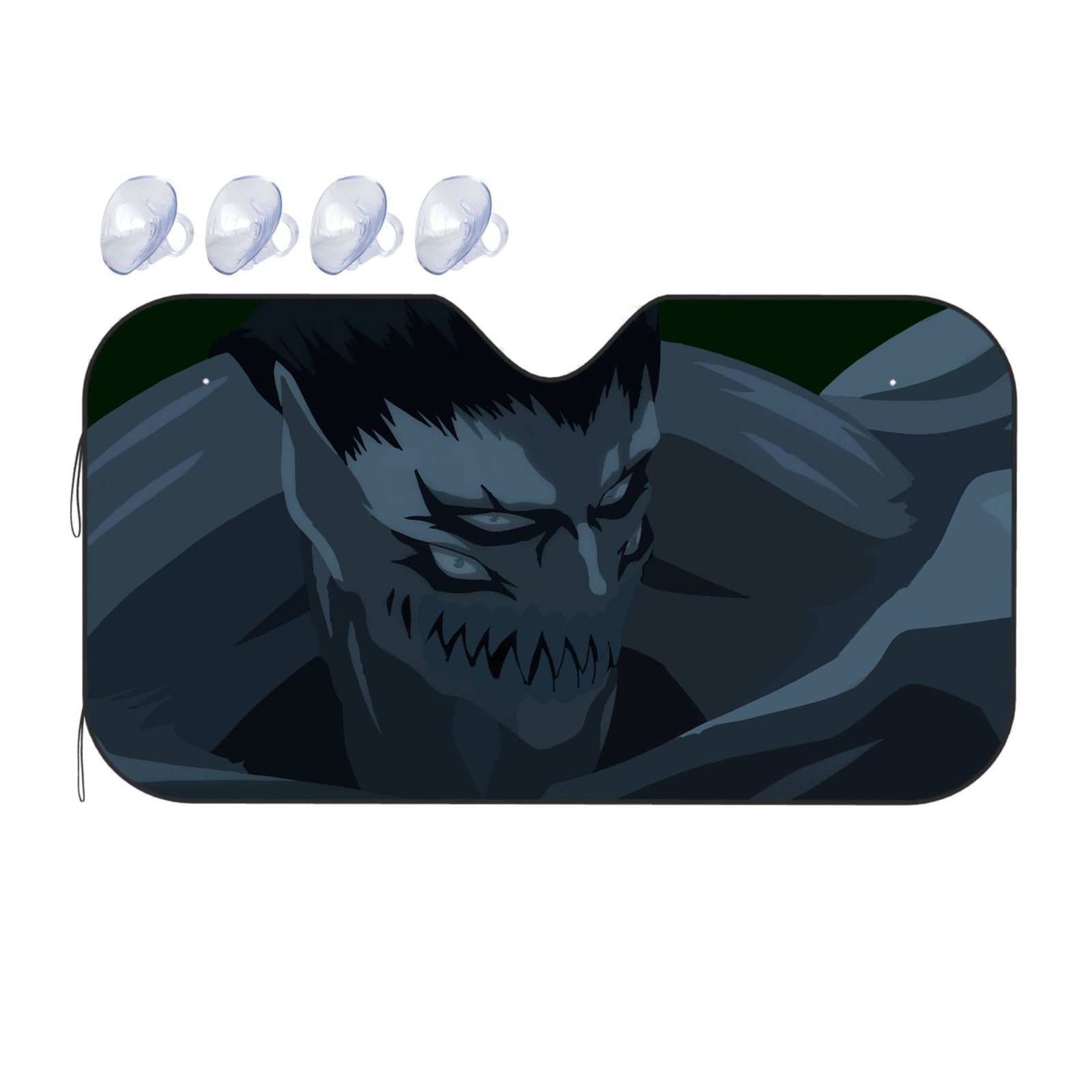 Gotou (Parasyte -the maxim-) Minimalist Car Sunshade