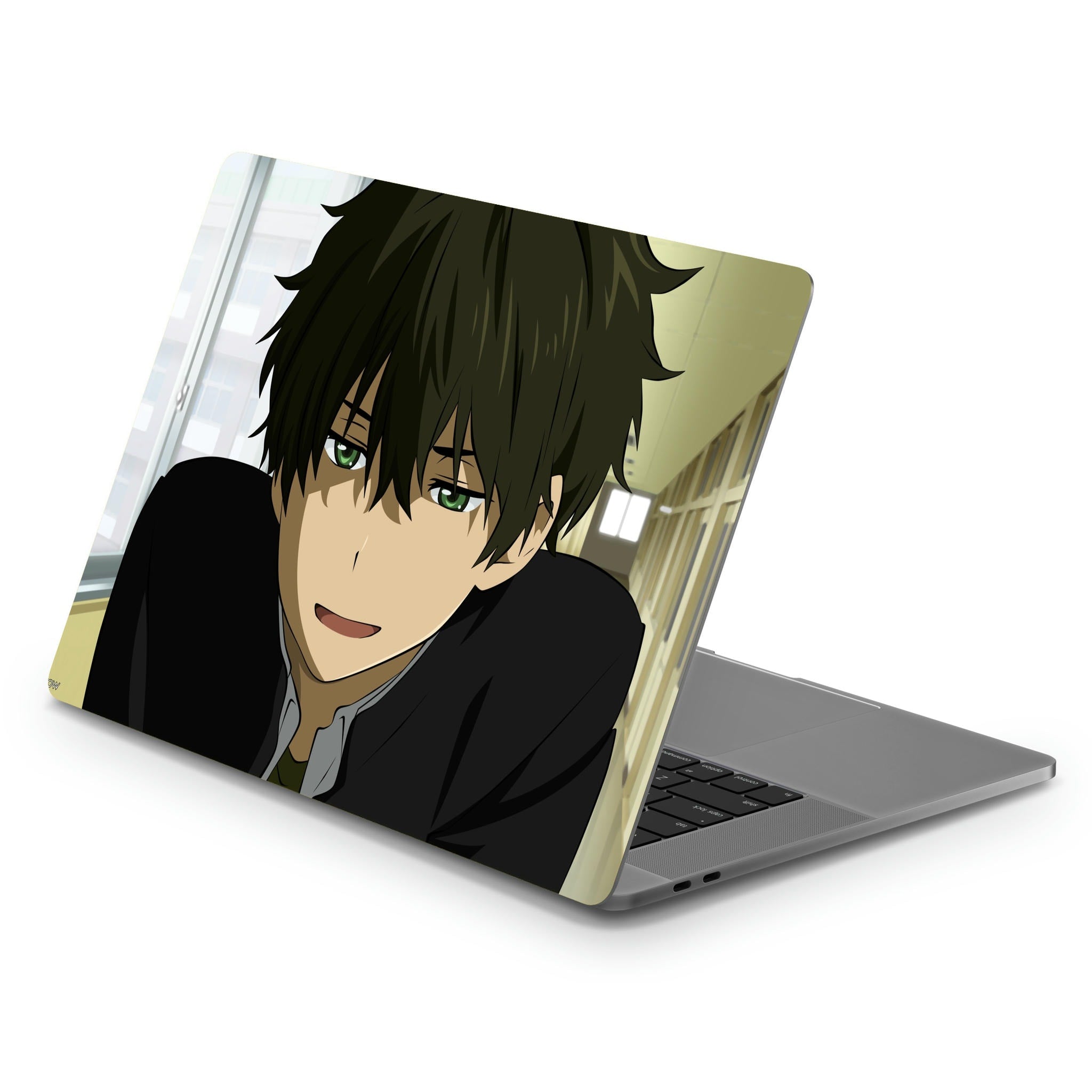 Hōtarō Oreki Hard Smile Macbook Skin