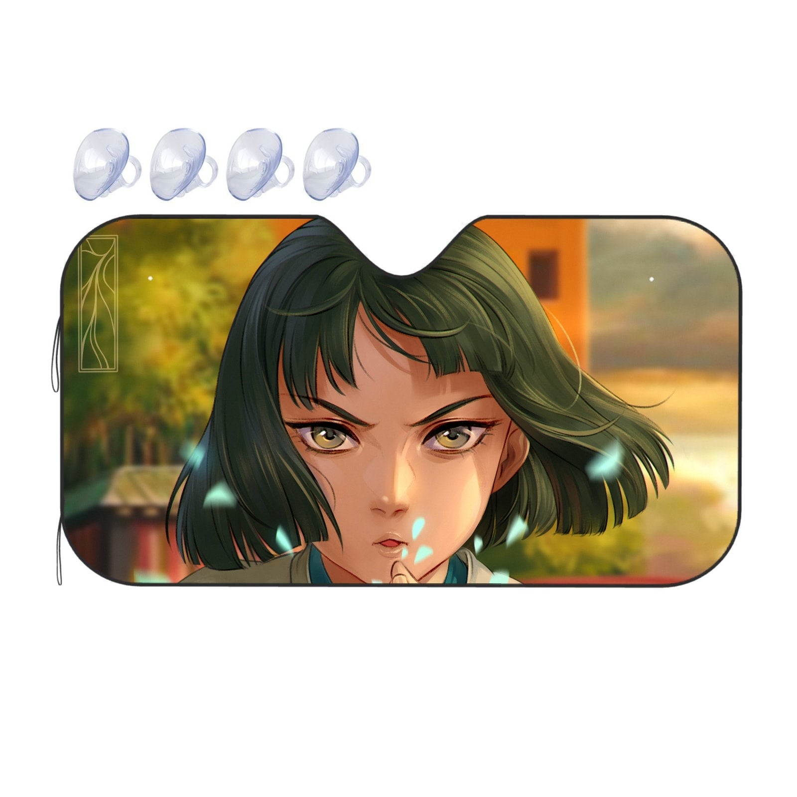 Haku - Spirited Away Car Sunshade