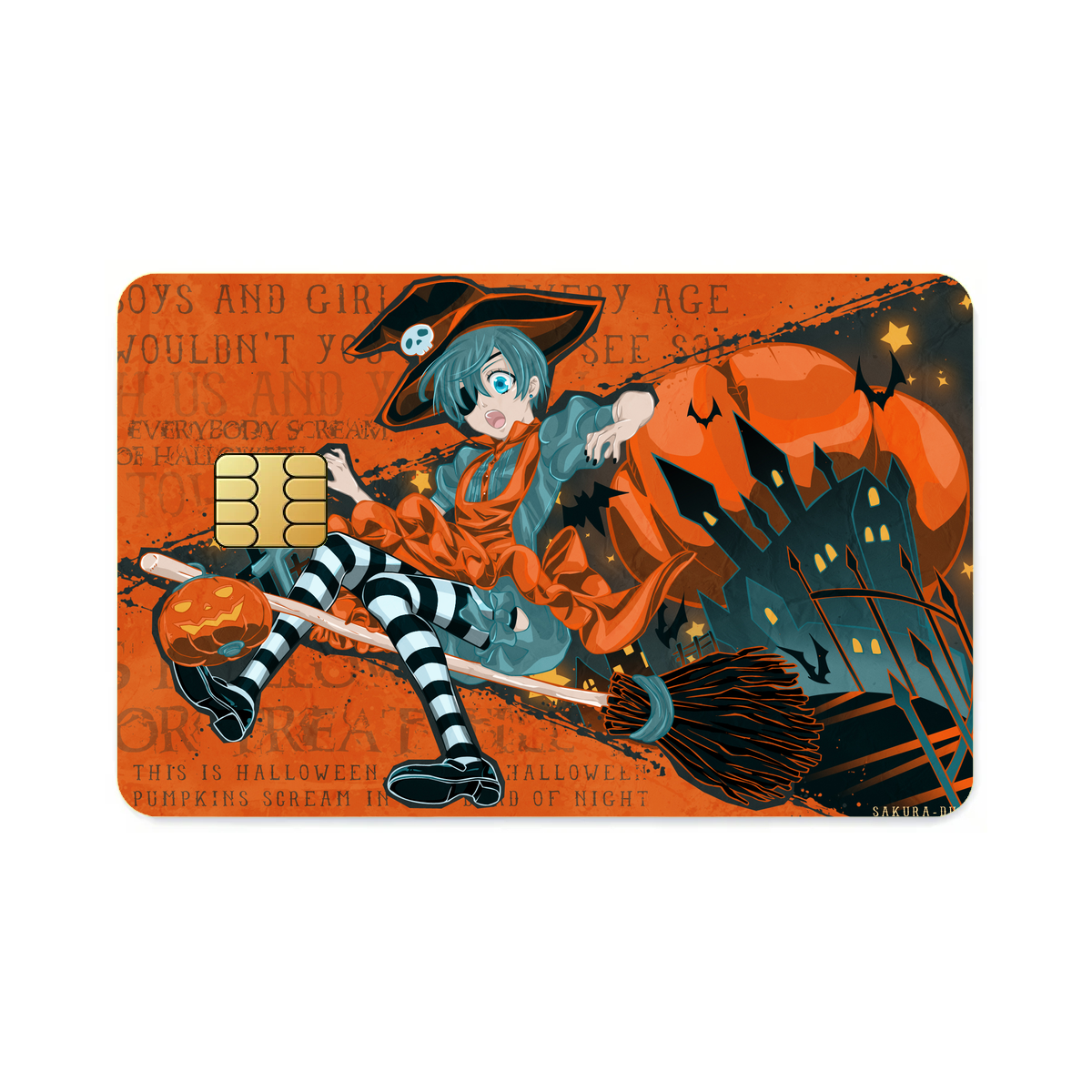 halloween Credit Card Skins (4-in-1 Pack)