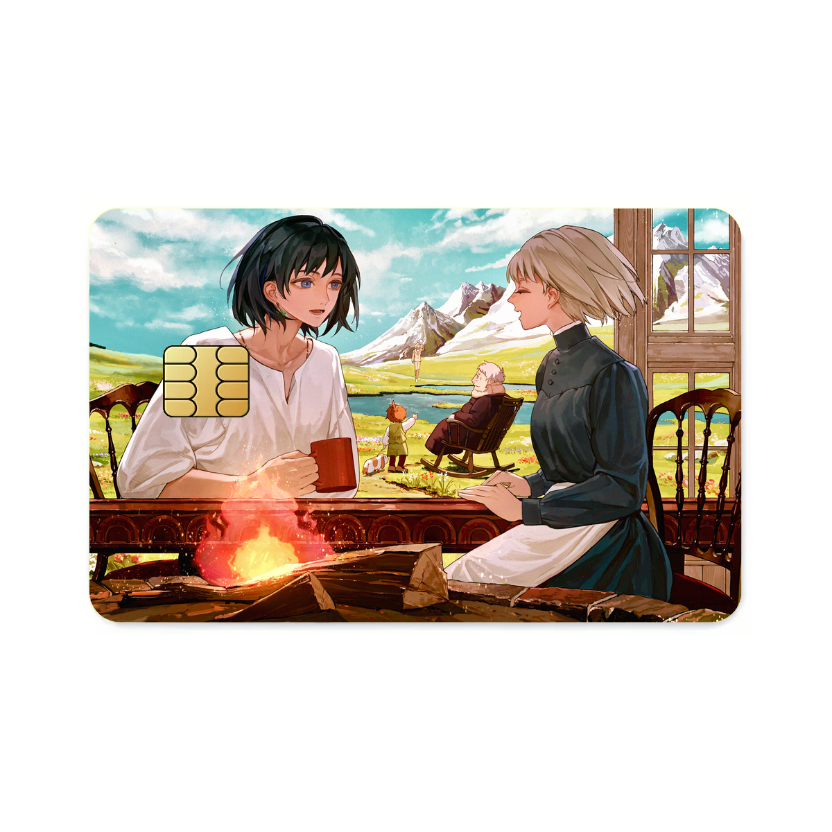 Howl's Moving Castle Credit Card Skins (4-in-1 Pack)