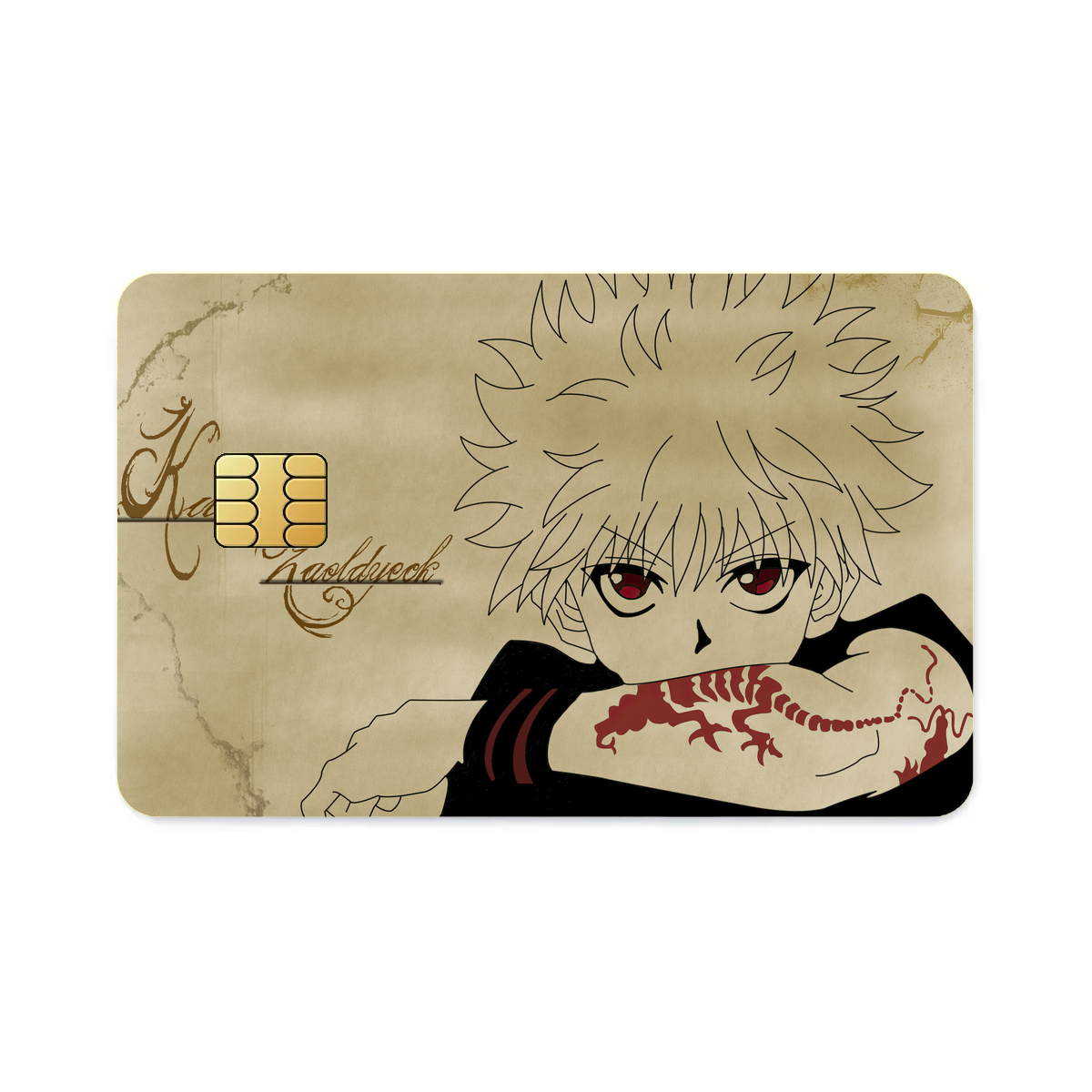 Hunter x Hunter Killua Zoldyck Credit Card Skins (4-in-1 Pack)