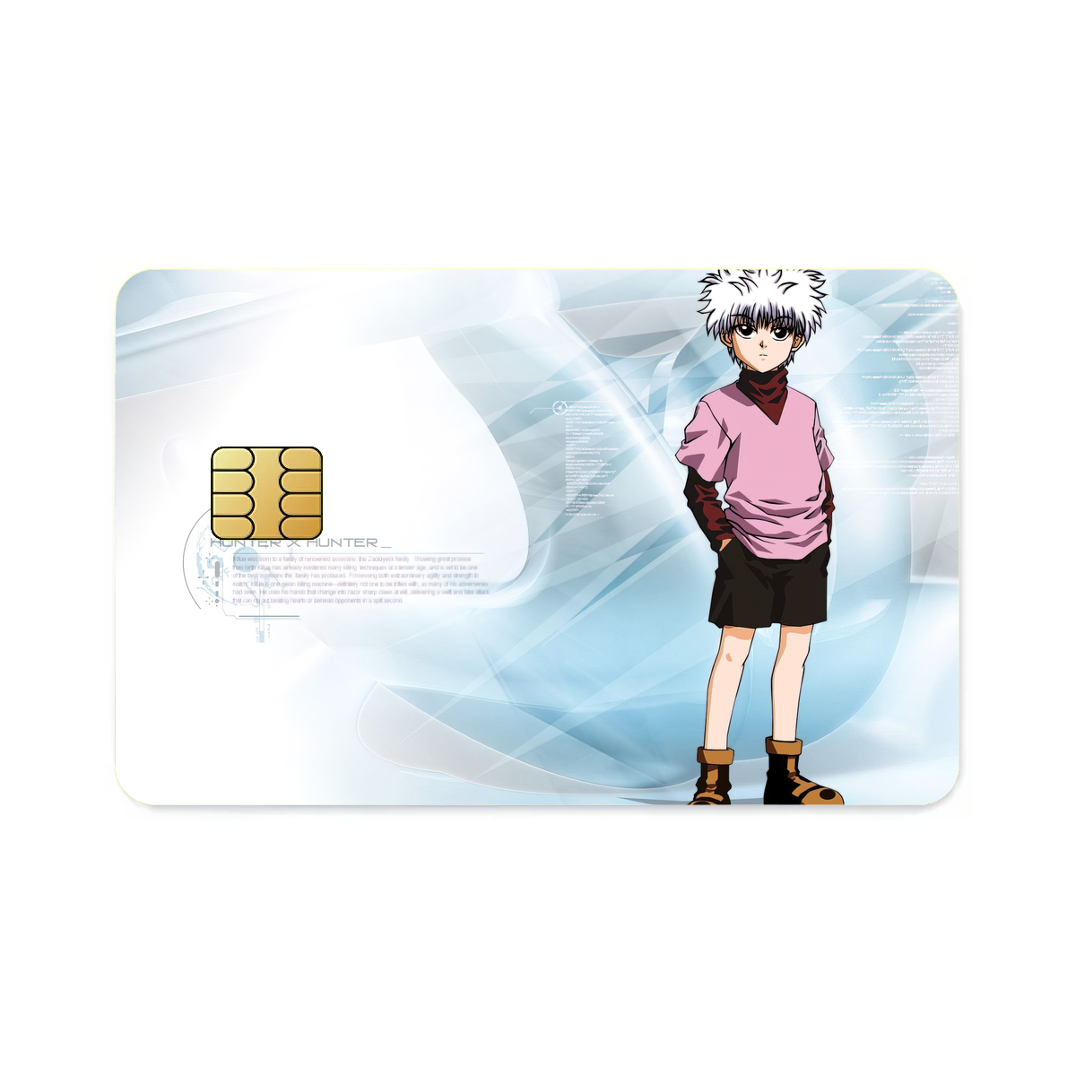Hunter x Hunter Killua Zoldyck Credit Card Skins (4-in-1 Pack)
