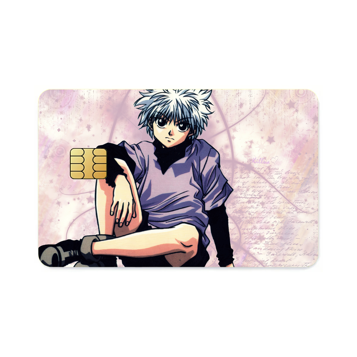 Hunter x Hunter Killua Zoldyck Credit Card Skins (4-in-1 Pack)