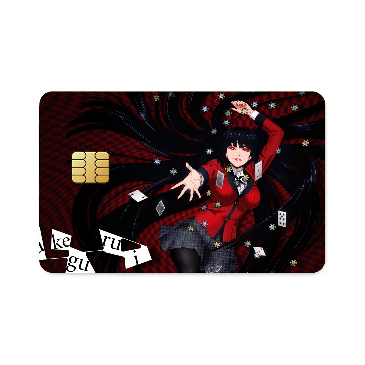 Jabami yumeko Credit Card Skins (4-in-1 Pack)