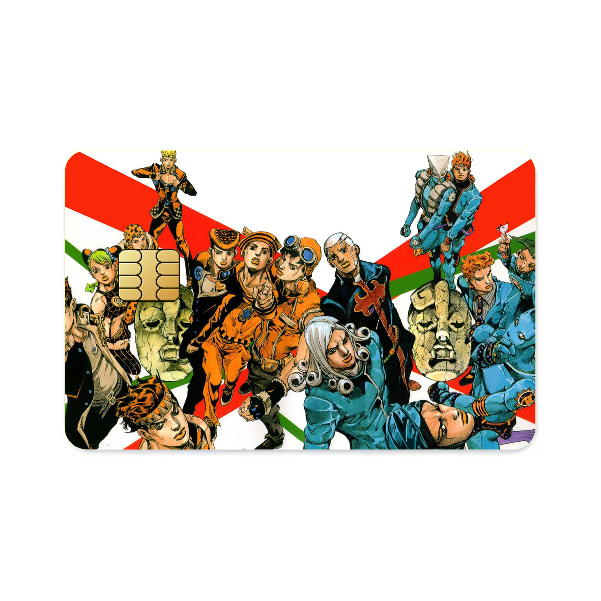 JoJo's Bizarre Adventure: Part 1-8 Credit Card Skins (4-in-1 Pack)