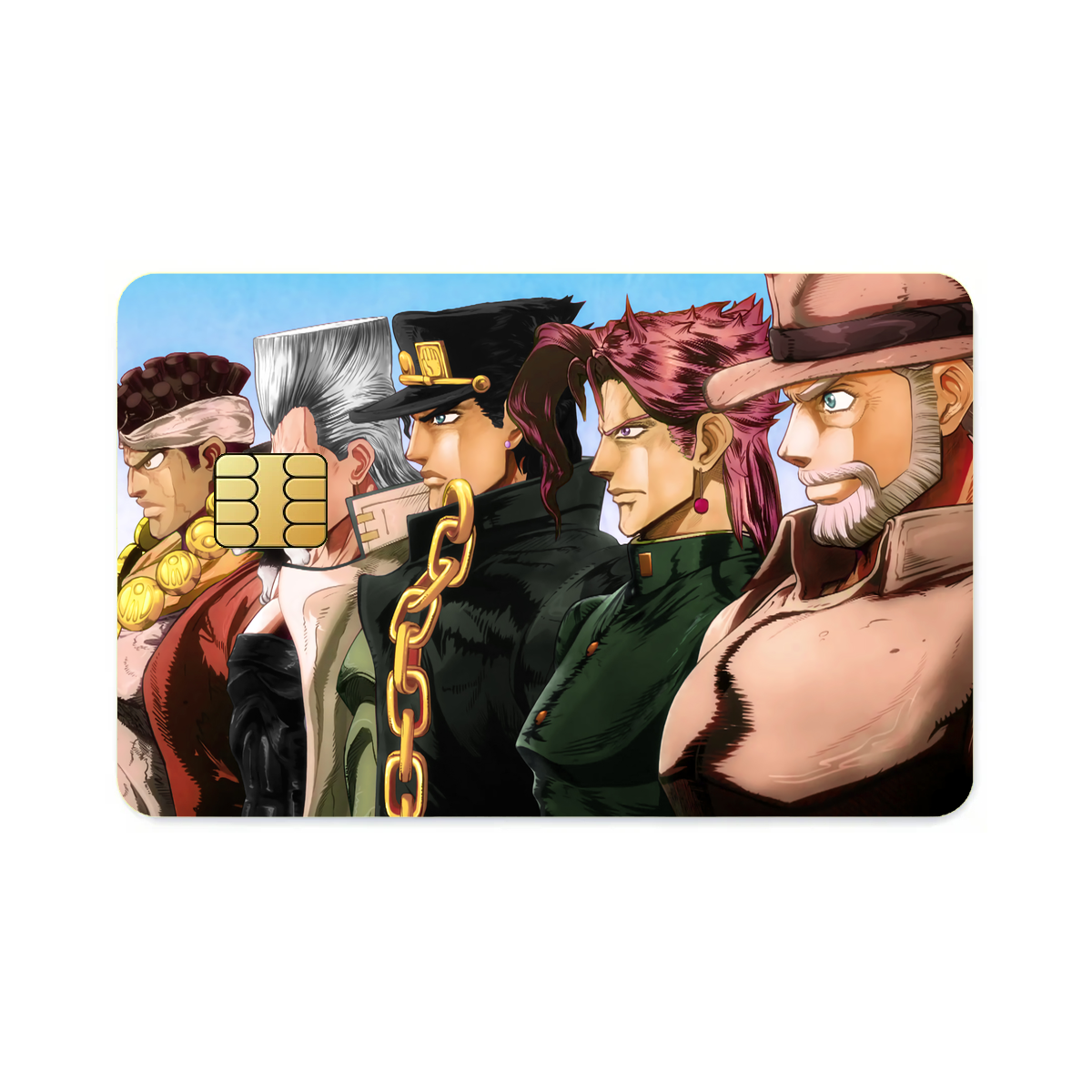 Jojo's Bizarre Adventure - Stardust Crusaders Credit Card Skins (4-in-