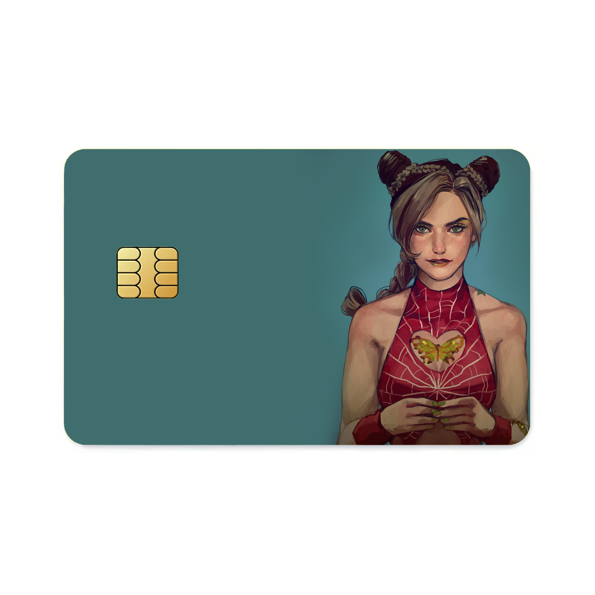 Jolyne Cujoh / Stone Ocean Credit Card Skins (4-in-1 Pack)