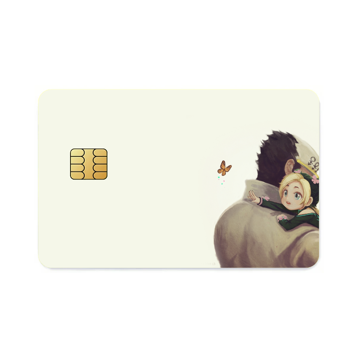 Jotaro Kujo and Jolyne Cujoh Credit Card Skins (4-in-1 Pack)