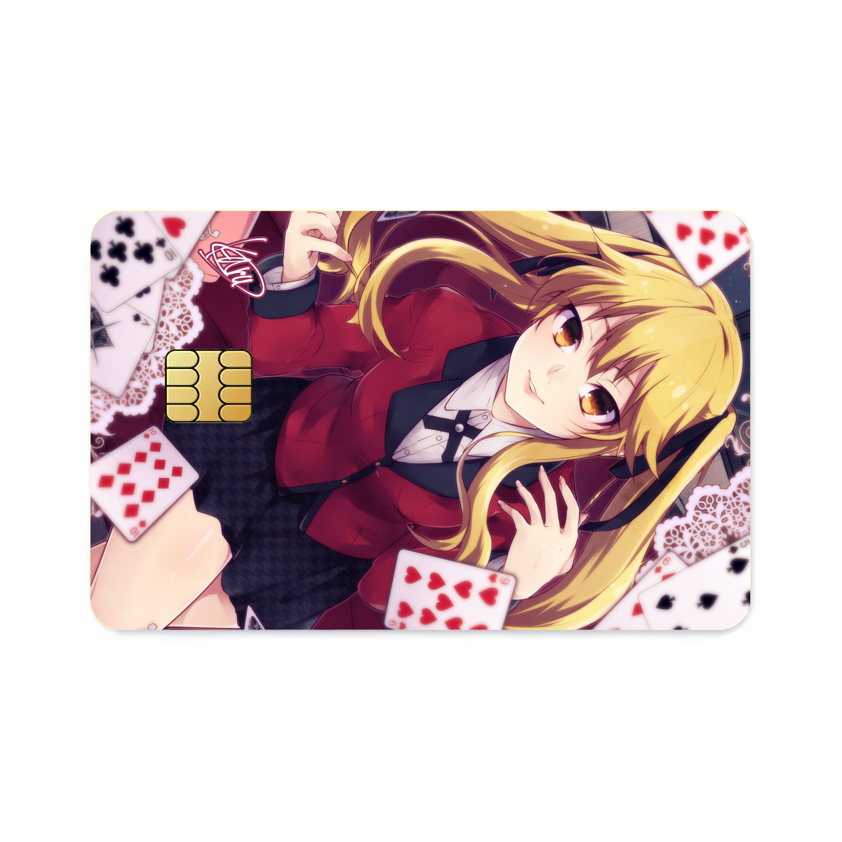 Kakegurui Credit Card Skins (4-in-1 Pack)