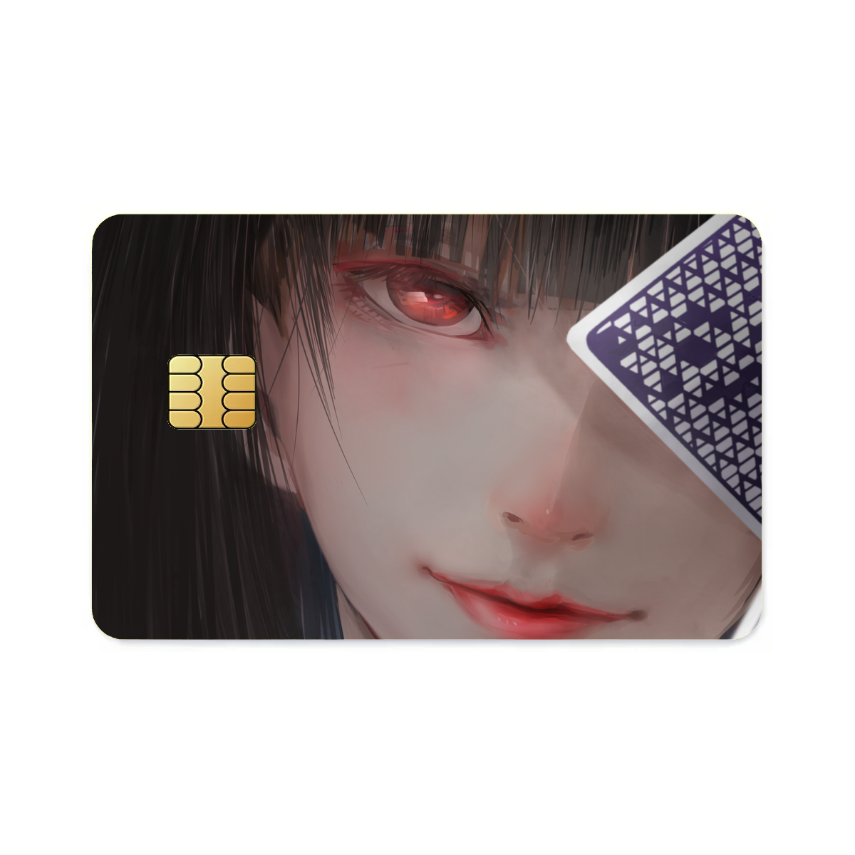 Kakegurui Yumeko Jabami Credit Card Skins (4-in-1 Pack)