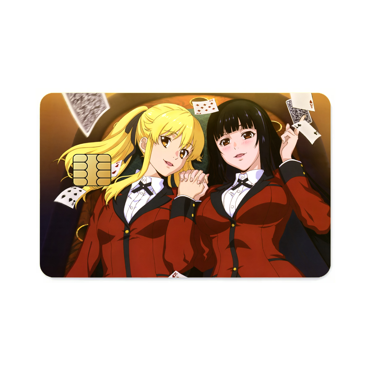 Kakegurui Yumeko Jabami Credit Card Skins (4-in-1 Pack)