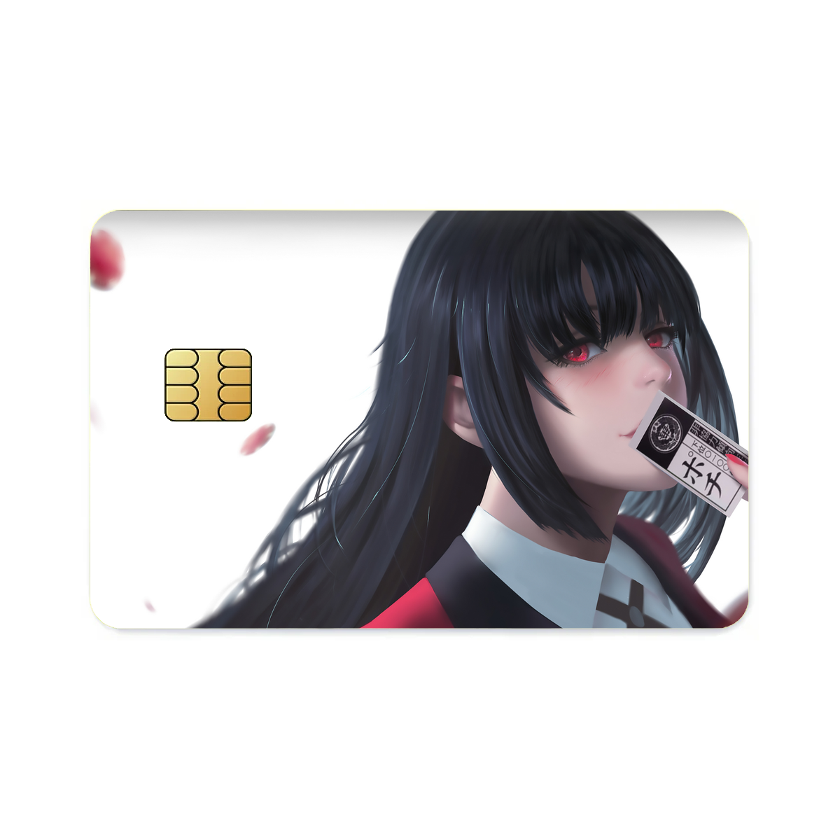 Kakegurui Yumeko Jabami Credit Card Skins (4-in-1 Pack)