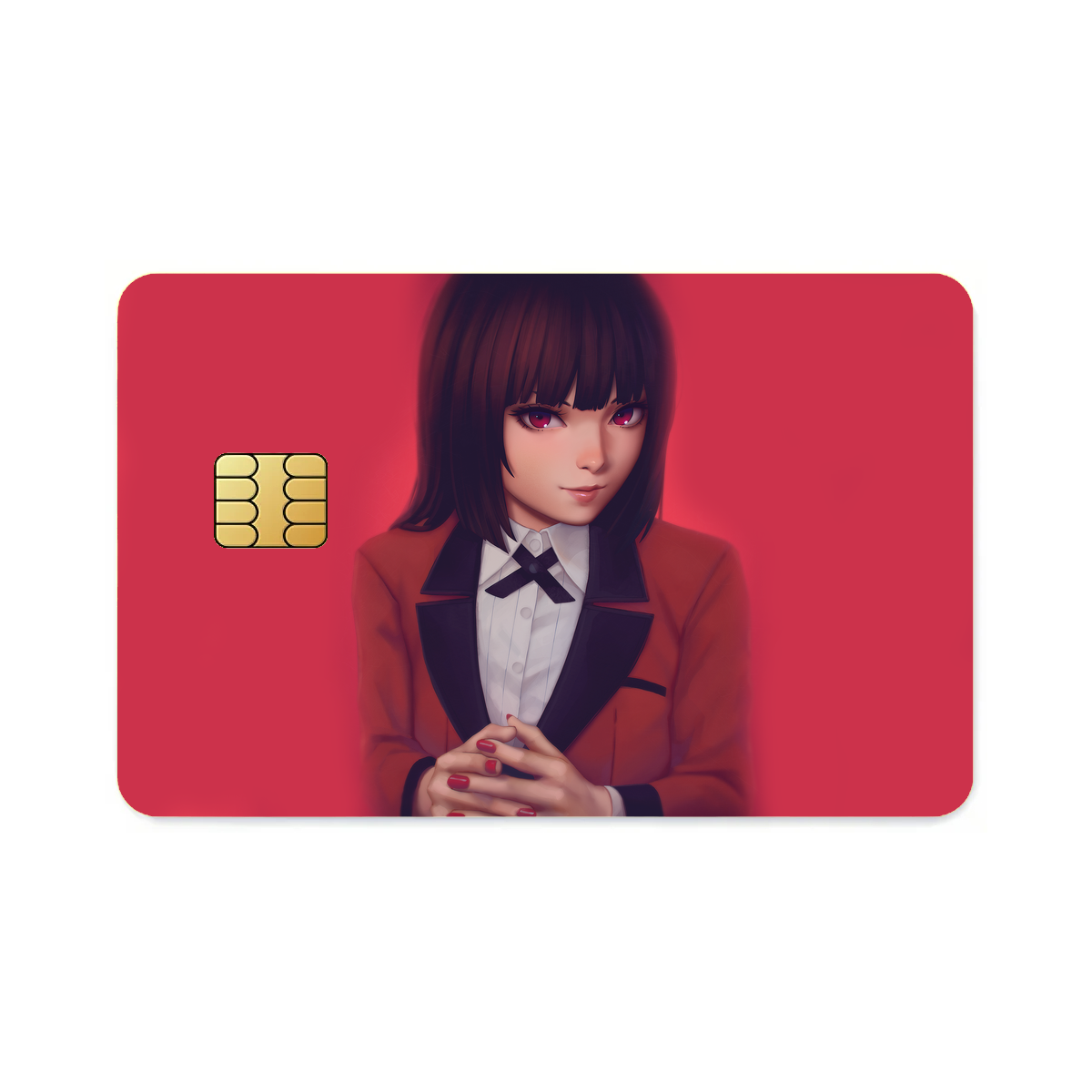 Kakegurui Yumeko Jabami Credit Card Skins (4-in-1 Pack)
